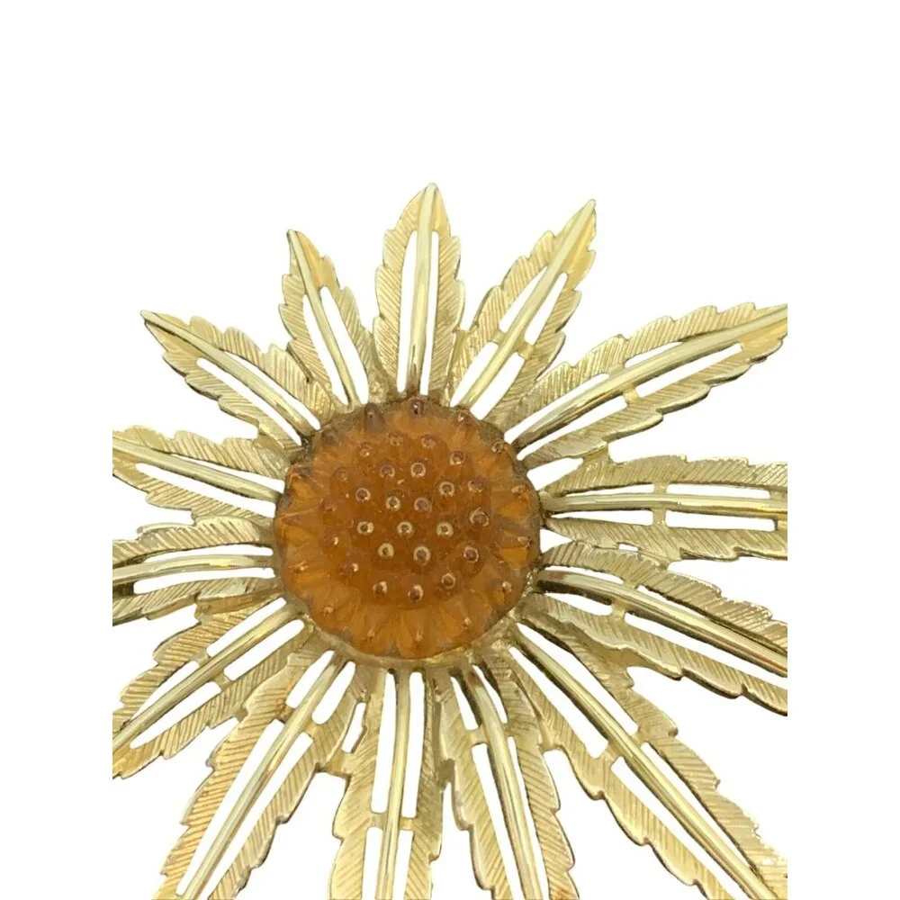 Sarah Coventry | Jewelry | Vintage Sarah Coventry Gold Tone And Orange ...